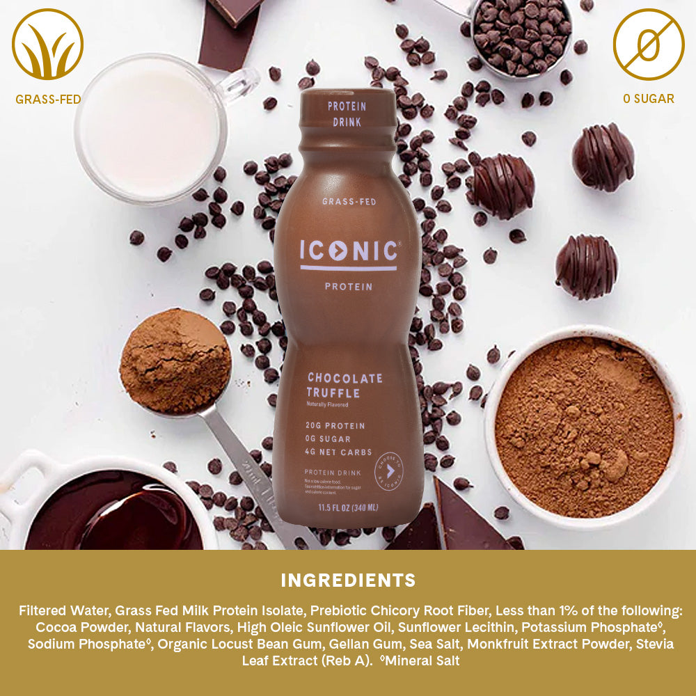 Chocolate Truffle - Iconic Protein | Grass Fed | Ready to Drink – ICONIC